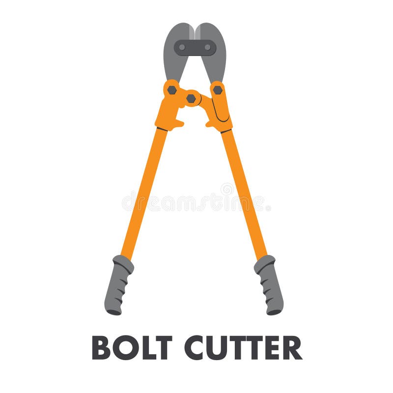 Bolt Cutter Vector Illustration Stock Vector - Illustration of bolt ...