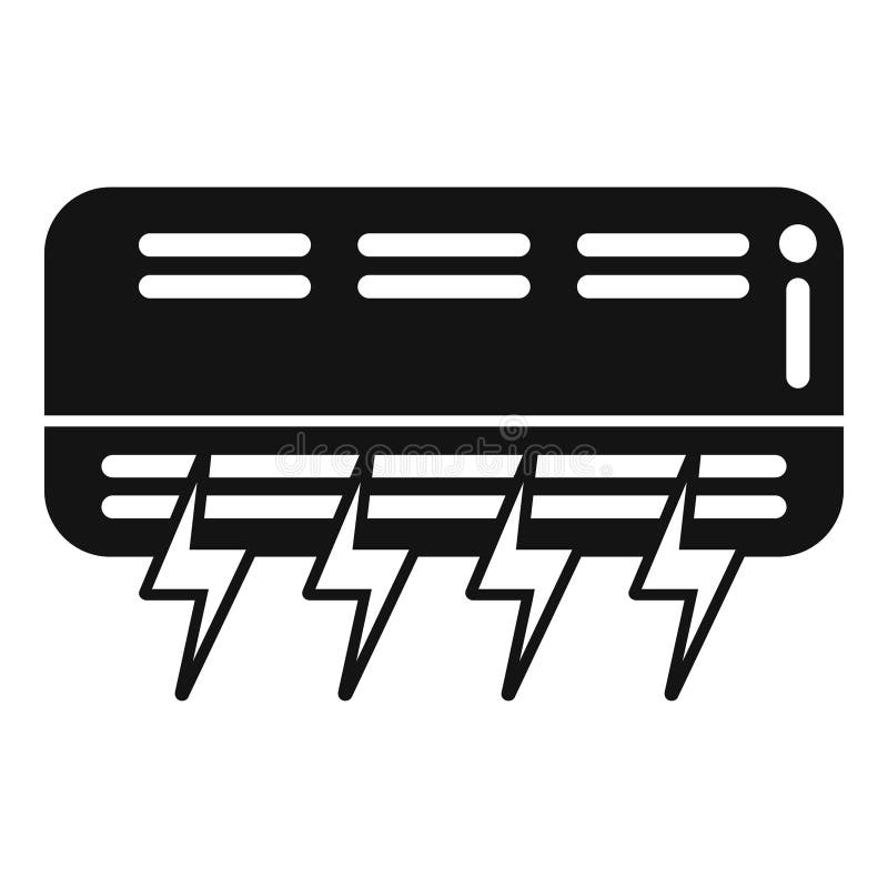 Bolt Energy Unit Icon Simple Vector. Work Cooling Stock Vector ...