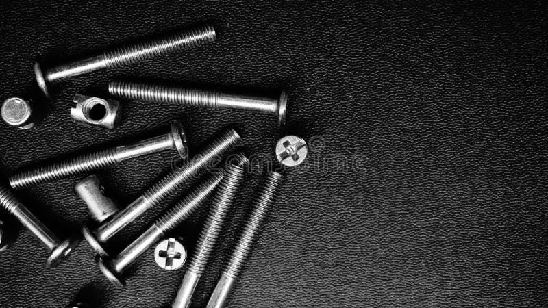 Bolt Engineering Material and Other Complementary Objects Stock Photo ...