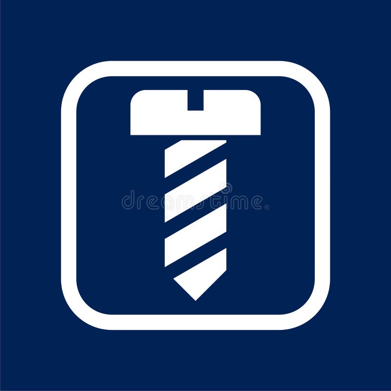 Bolt Icon Flat Design - Illustration Stock Vector - Illustration of ...