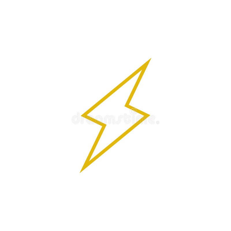 Bolt Icon Design Template Vector Isolated Illustration Stock ...