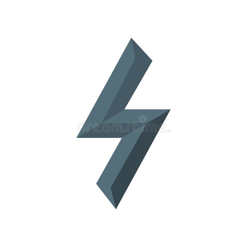 Bolt Icon Vector Sign and Symbol Isolated on White Background, Bolt ...