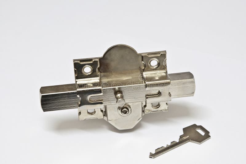 Bolt and key (I) stock image. Image of catch, close, security - 16743677