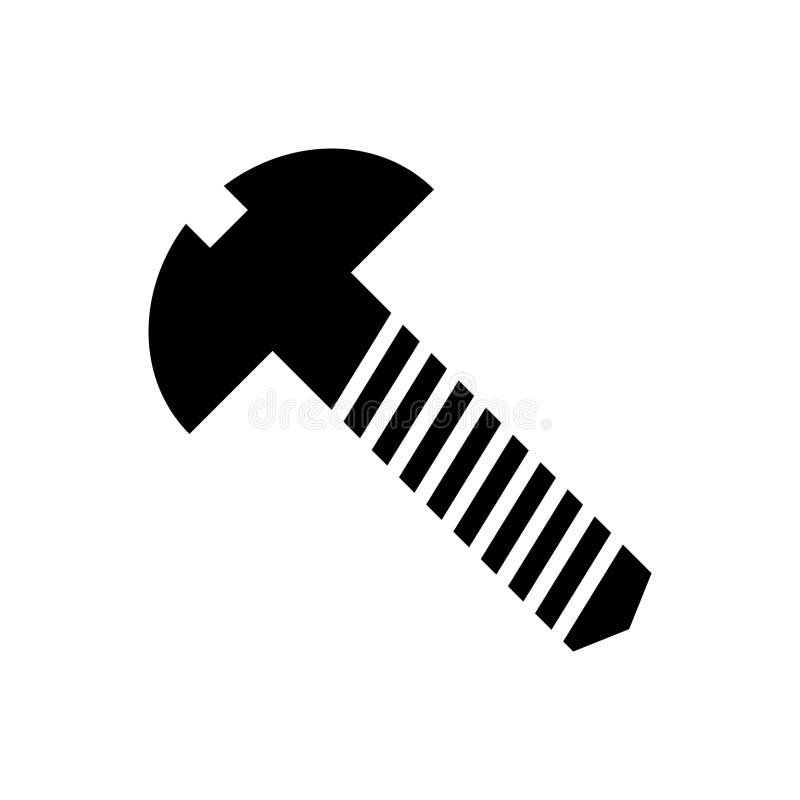 Bolt and Nut Icon Logo Vector Design Stock Vector - Illustration of ...