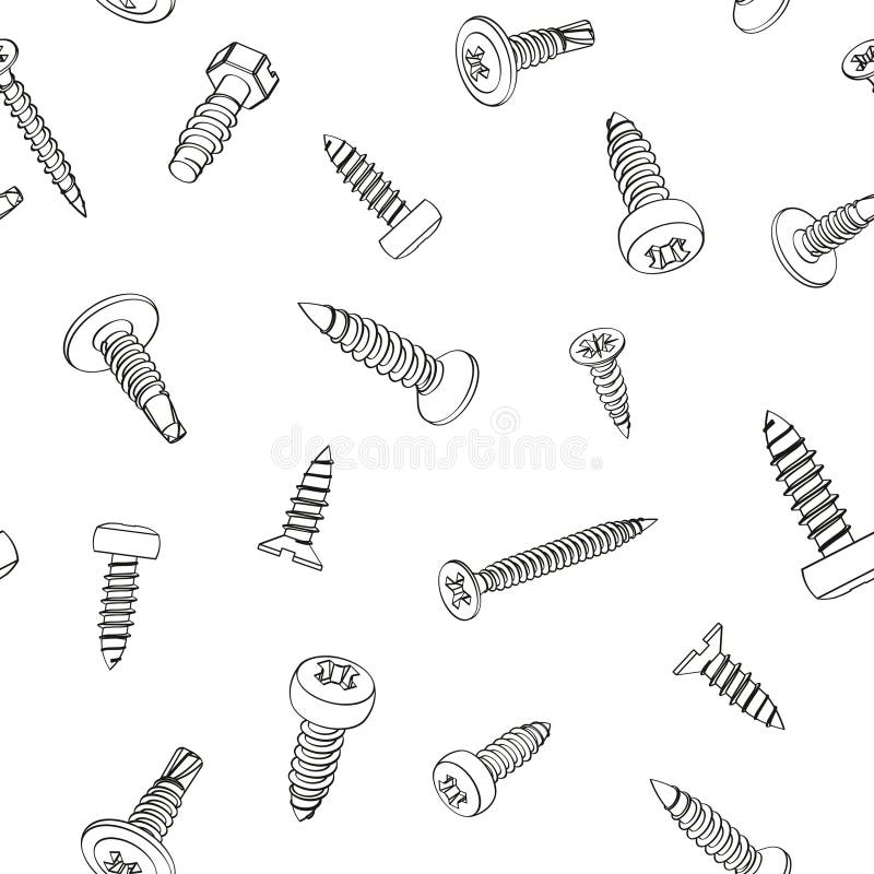 Screw Nut Washer Stock Illustrations – 686 Screw Nut Washer Stock ...