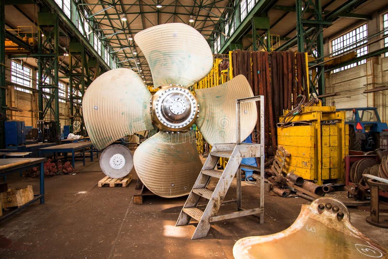 Ship at Shipyard for Repairs Stock Photo - Image of bade, cruise: 8883264