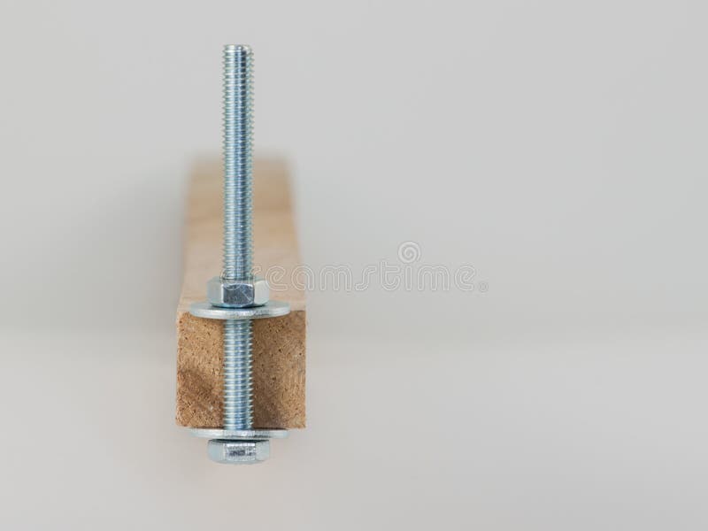 Bolt on a stick stock photo. Image of bolt, repairs, fasteners - 67285002