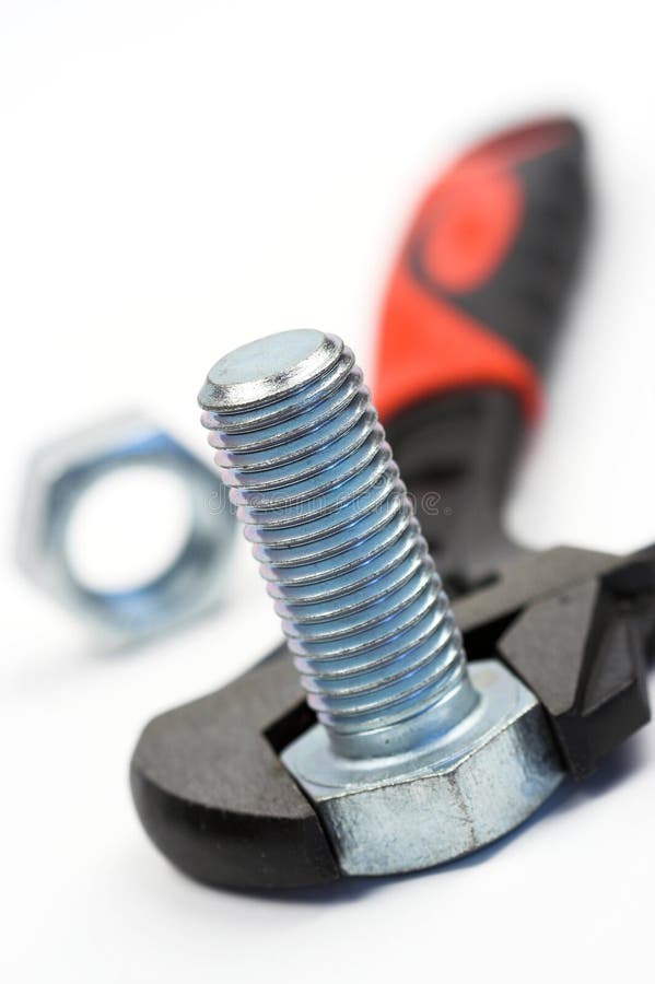 Bolt and wrench stock photo. Image of macro, closeup - 10570450