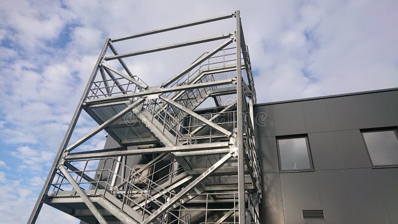 Bolted Connection of Metal Structures Stock Photo - Image of ladder ...