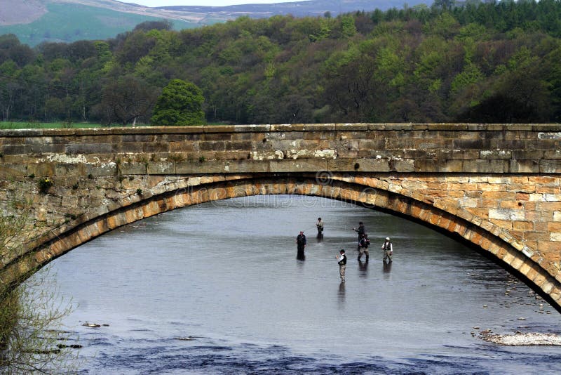 Bolton Bridge stock photo. Image of water, angler, arch - 1957118