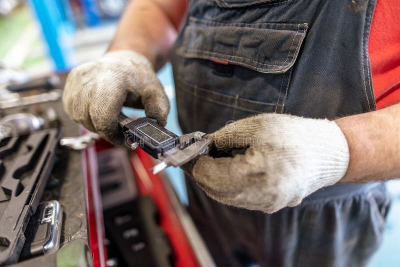 Bolts from the Car in the Workshop Stock Photo - Image of shop, toolbox ...