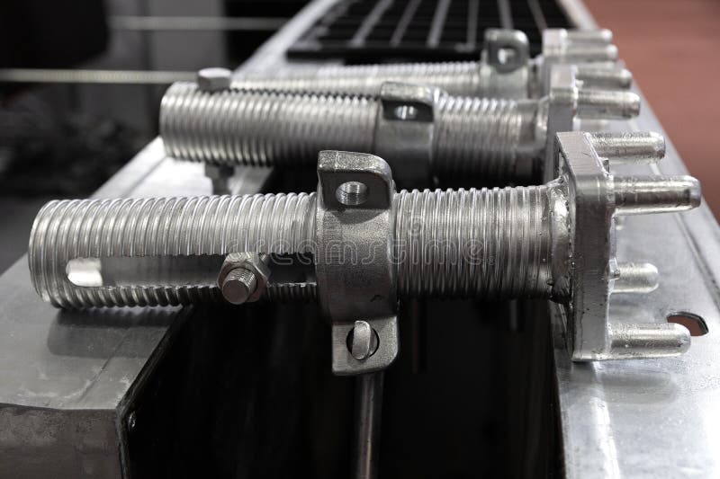 Bolts, Fasteners and Nuts in Large Industrial Steel Plants Stock Photo ...