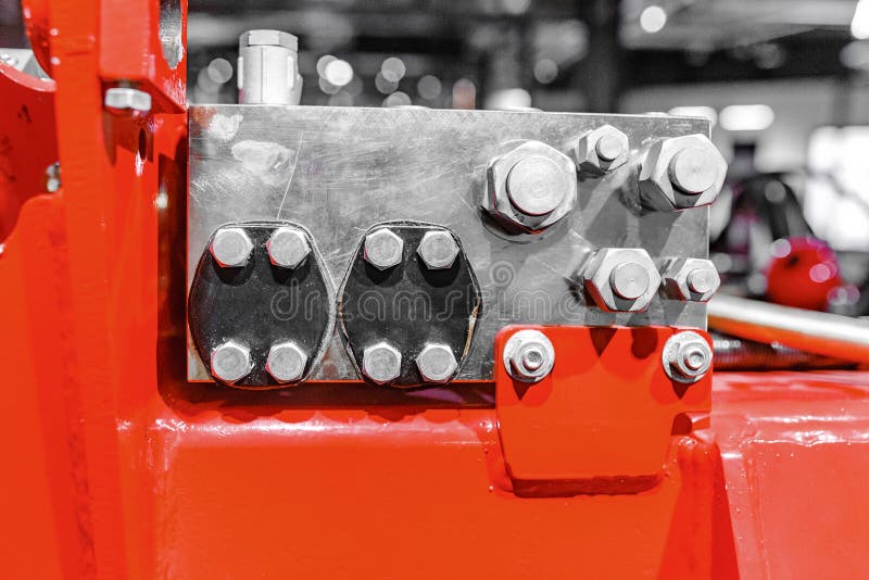 Bolts, Fastening, Rope Lying on a Wooden Bench Stock Image - Image of ...
