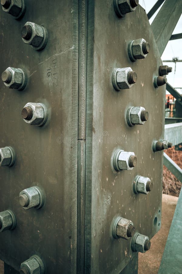 Bolts and High Voltage Pole Stock Image - Image of facility, pollution ...