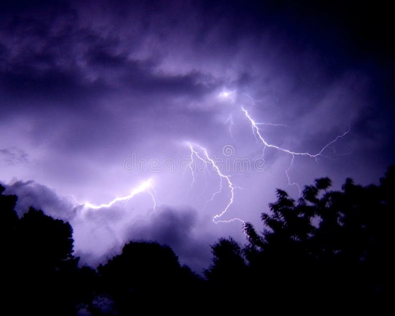 Bolts of Lightning stock image. Image of strike, thunder - 140317