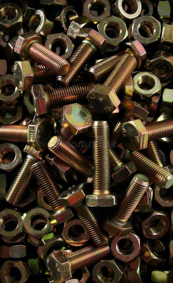 Bolts and nuts stock photo. Image of screws, fasteners - 524568