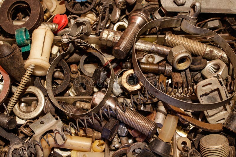 Construction fasteners stock photo. Image of head, manufacturing ...