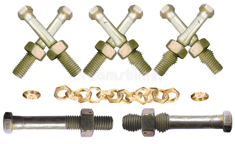 Bolts, nuts stock illustration. Illustration of transformation - 32097578