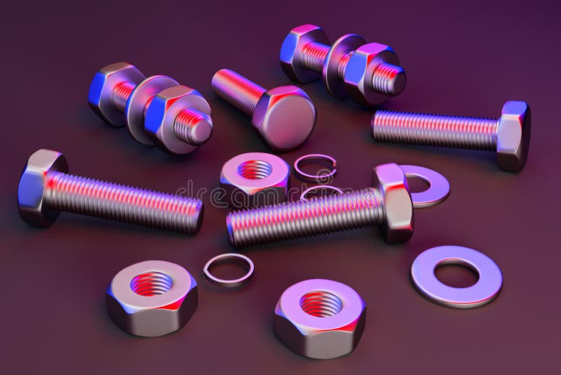 Nut Bolt Washers Stock Illustrations – 101 Nut Bolt Washers Stock ...