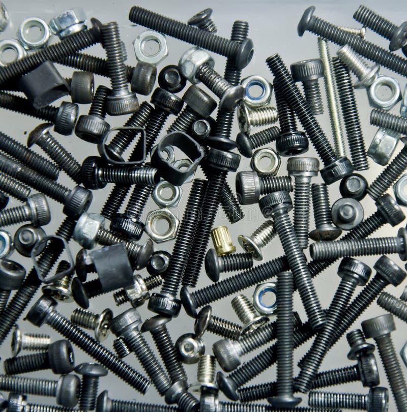 Bolts, screws, nuts stock photo. Image of print, instrument - 56897014