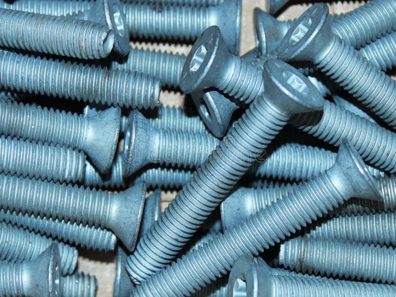 Bolts and Screws for Working with Structures Texture Background Stock ...