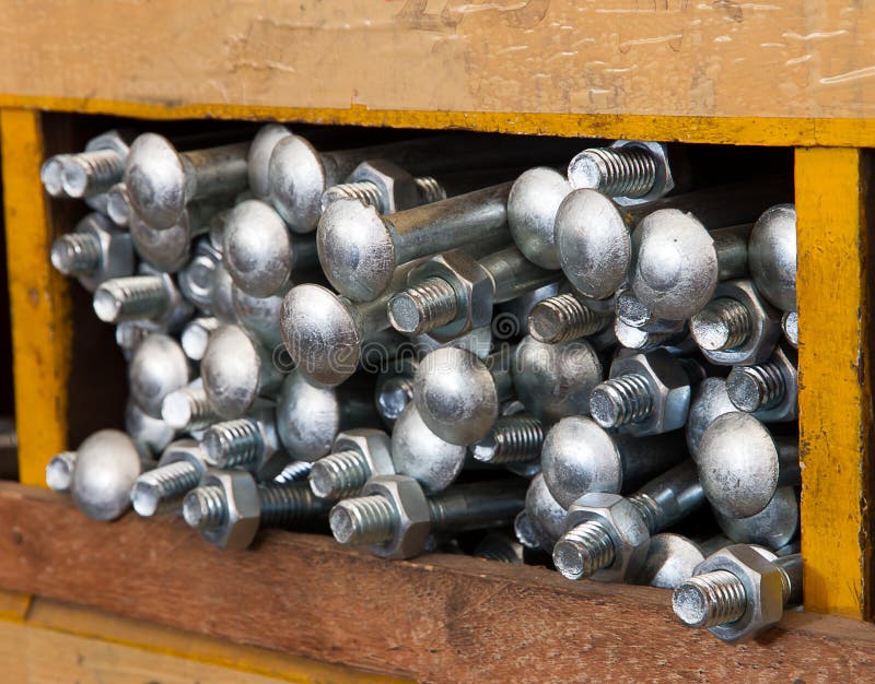 Bolts stock image. Image of chrome, icon, steel, metal - 51425477