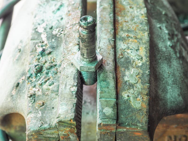 Bolts on the vise stock image. Image of iron, construction - 69159043
