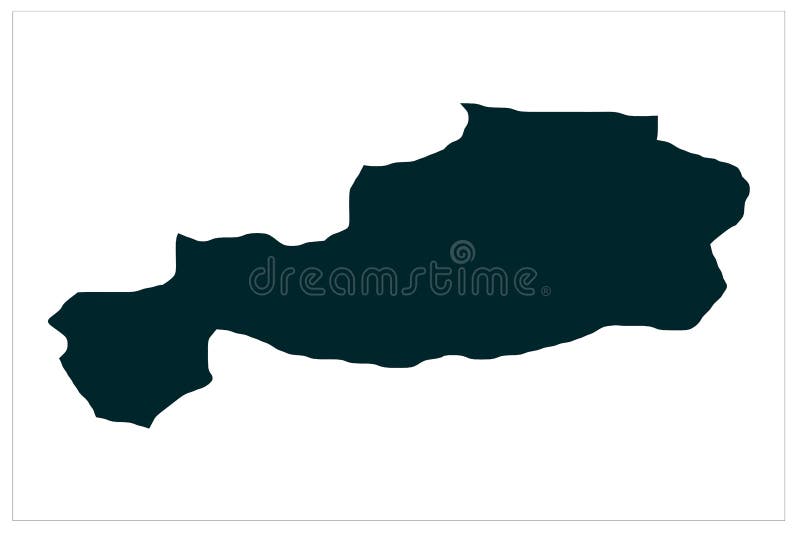 Bolu Turkey Province Map Illustration on White Background Stock ...