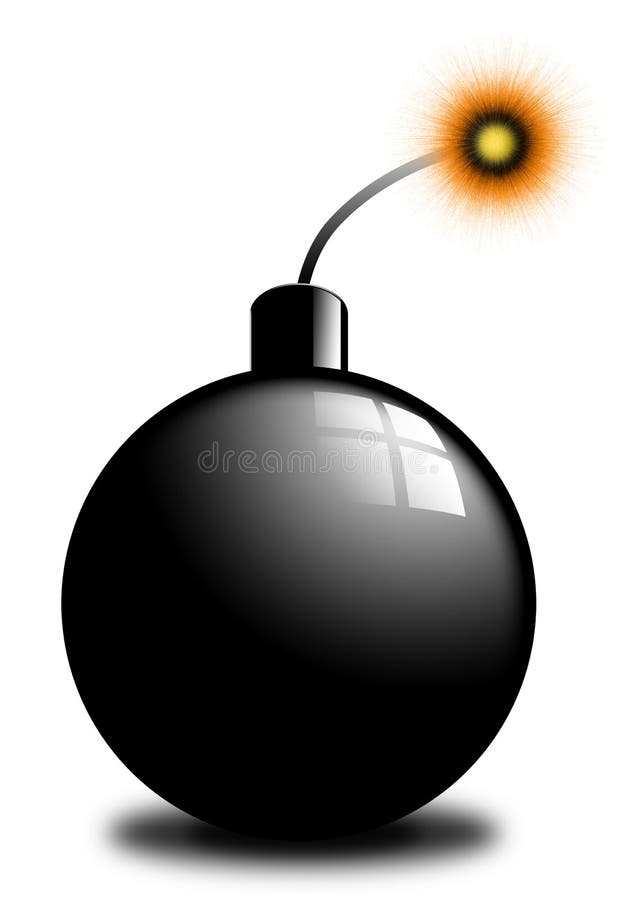 Old bomb stock vector. Illustration of deadly, warm, army - 27420961