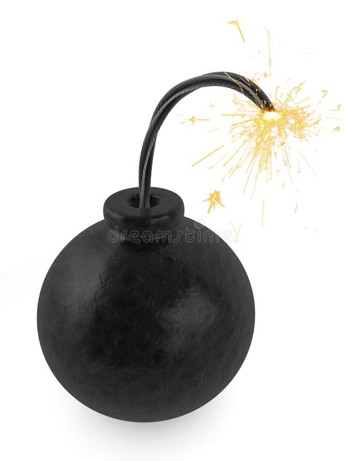 Bomb illustration stock vector. Illustration of icon - 26687444
