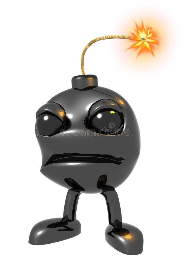 Bomb - Series of Cartoon Bombs Stock Vector - Illustration of bomb ...