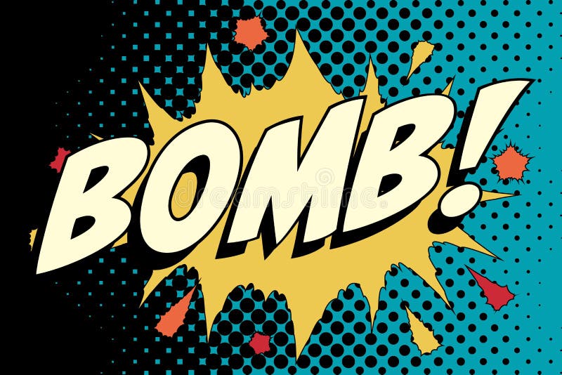 Bomb Abstract Cartoon Frame Vector Background. Symbol Pattern Stock ...