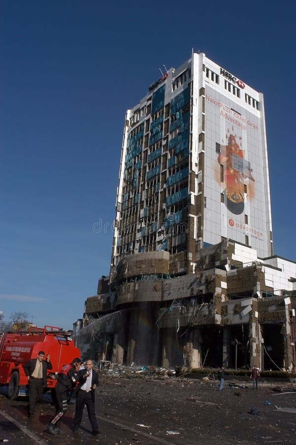Bomb Attacks on the HSBC Bank Editorial Photography - Image of accident ...