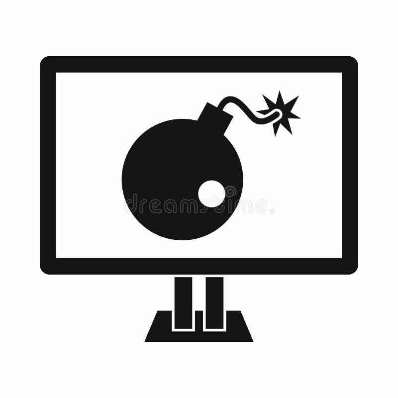 Bomb Icon Simple Style Stock Illustrations – 2,098 Bomb Icon Simple ...