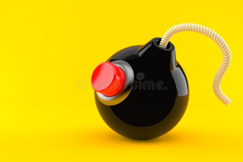 Bomb Button stock illustration. Illustration of action - 2782204