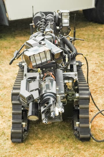 Bomb disposal robot stock image. Image of engineering - 45985527