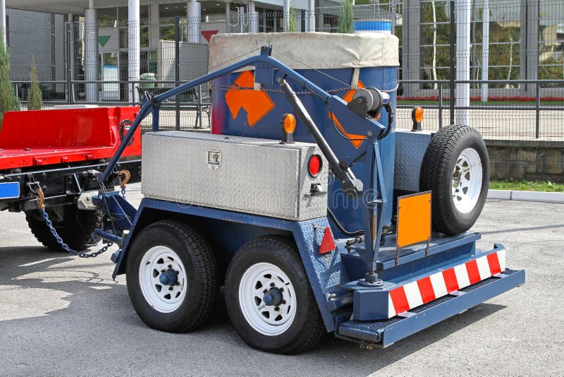 Bomb disposal trailer stock image. Image of rescue, safe - 39002923