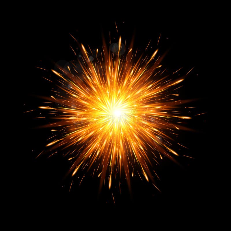 Explosion of nuclear bomb stock illustration. Illustration of test ...