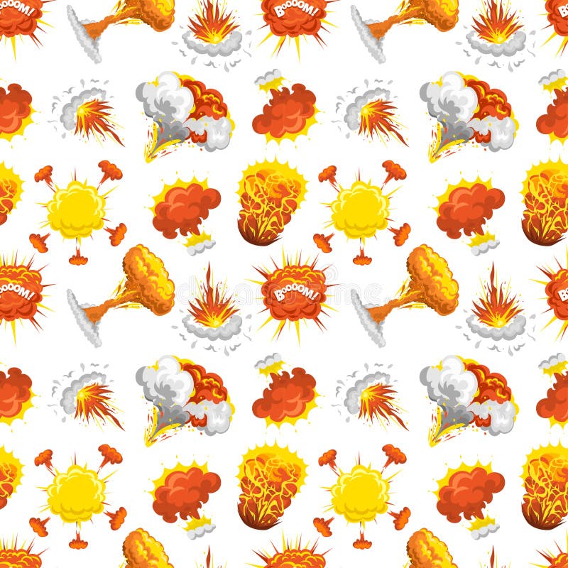 Bomb Explosion Effect Vector Stock Vector - Illustration of nuclear ...