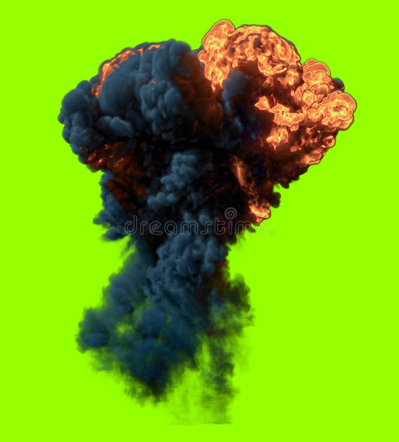 Bomb Explosion - 3D Rendering Stock Illustration - Illustration of ...