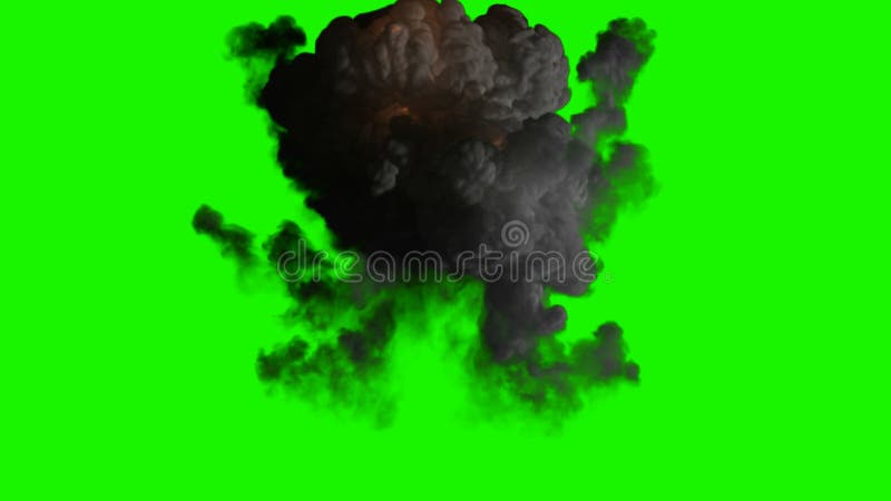 Bomb Explosion on Green Chromakey Stock Footage - Video of bang, bomb ...