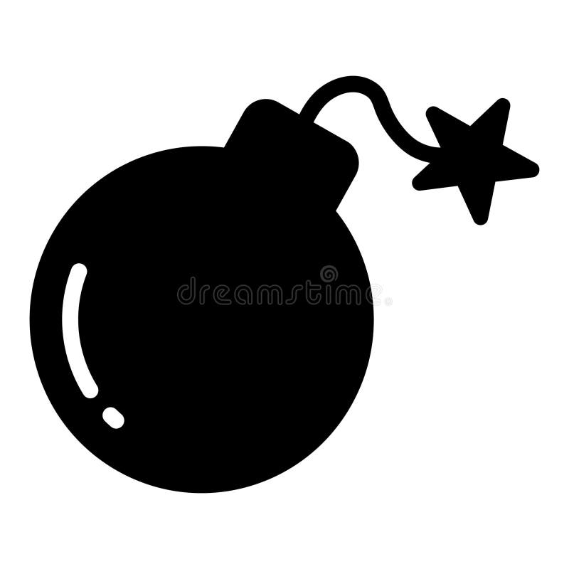 Bomb, Explosion Icon. Explosive Device Operation Concept Stock Vector ...