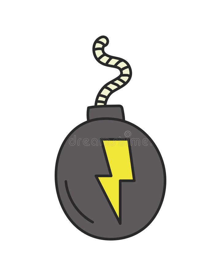 Bomb explosive icon stock vector. Illustration of threat - 213564502