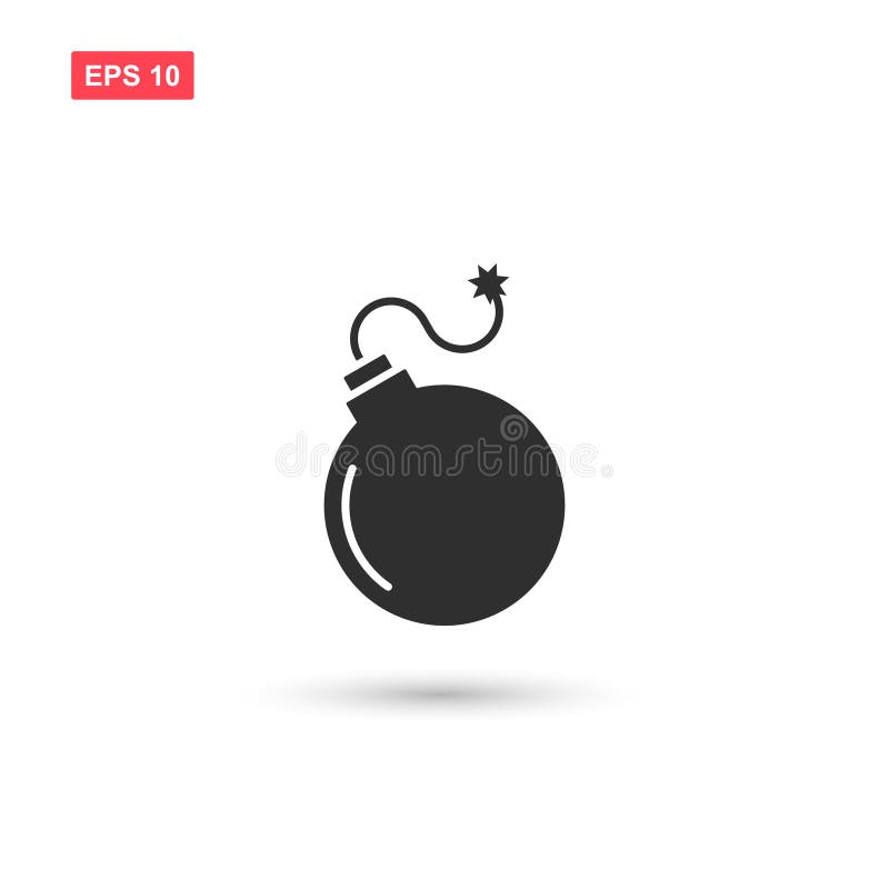 Bomb Fire Icon Vector Isoalted 5 Stock Vector - Illustration of symbol ...