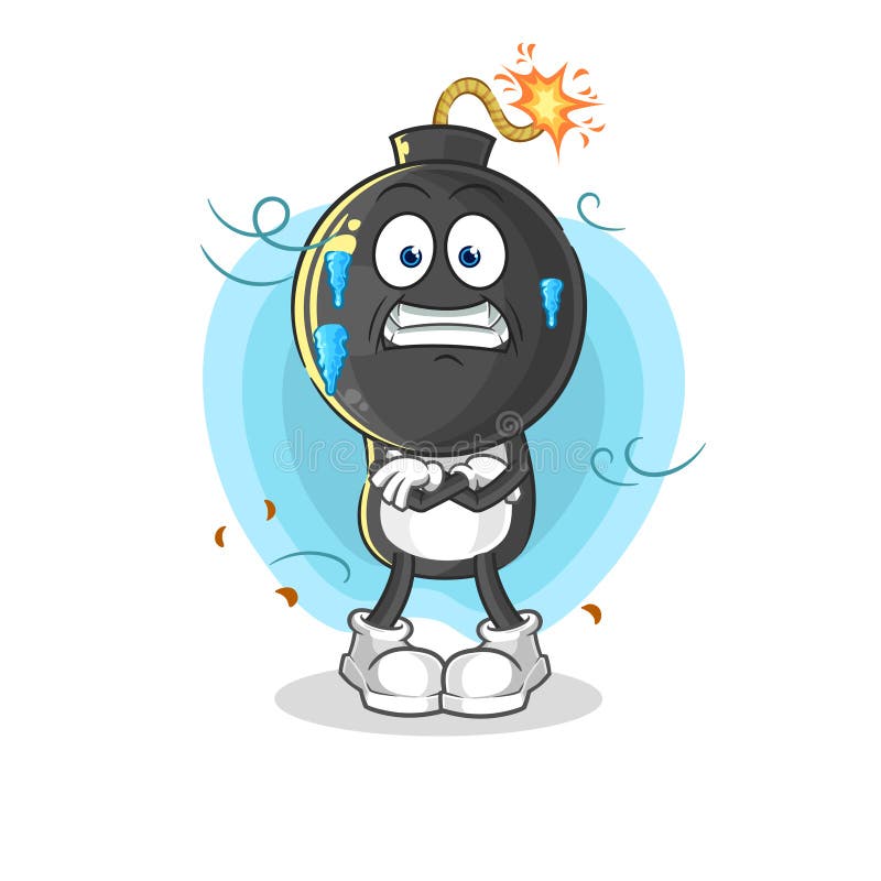 Bomb Head Cold Illustration. Character Vector Stock Vector ...