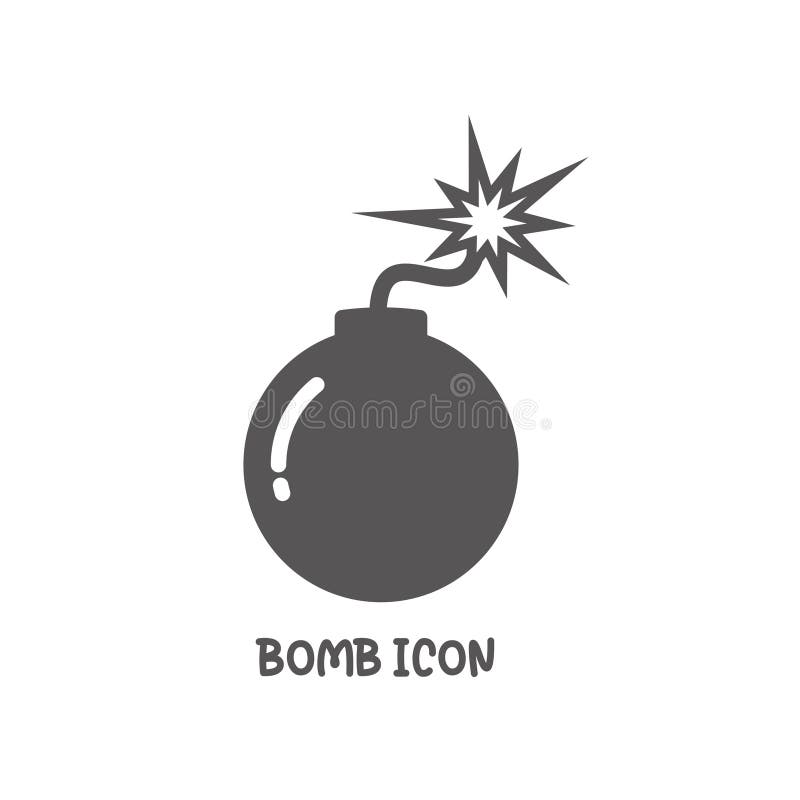 Bomb Icon Simple Flat Style Vector Illustration Stock Vector ... Bomb Icon Simple Flat Style Vector Illustration Stock Vector ...