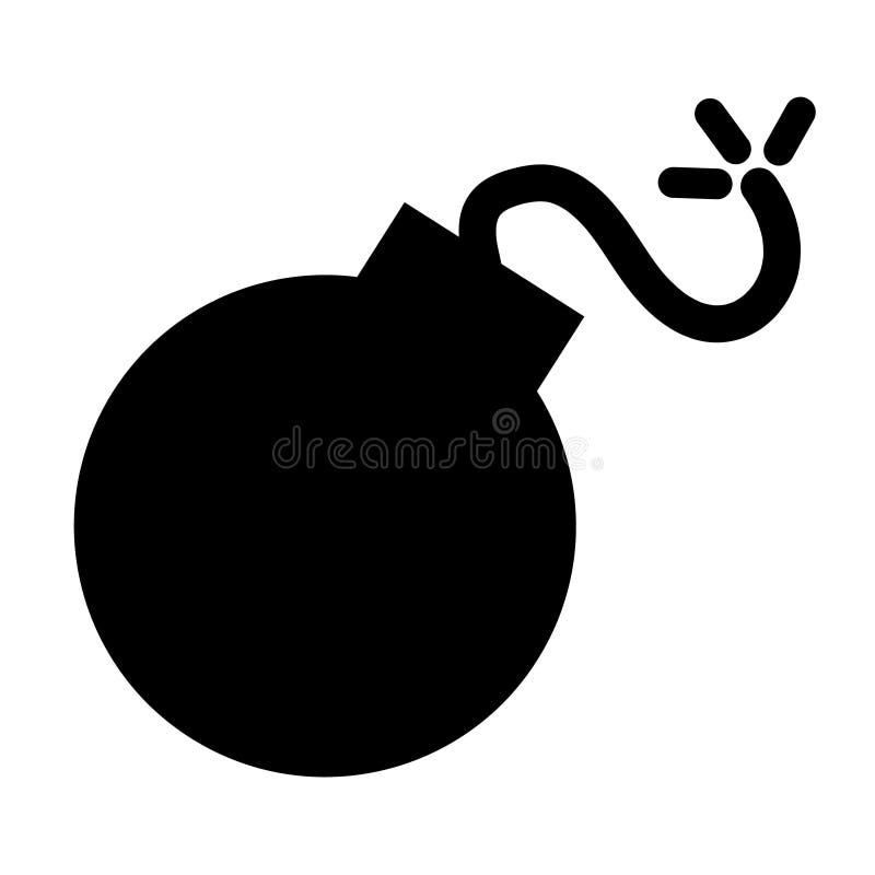 Bomb Icon,vector Illustration. Flat Design Style. Vector Bomb Icon ...