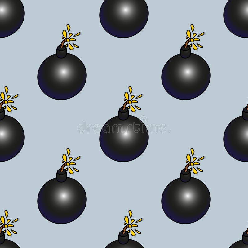 Boom seamless pattern stock vector. Illustration of power - 142915958