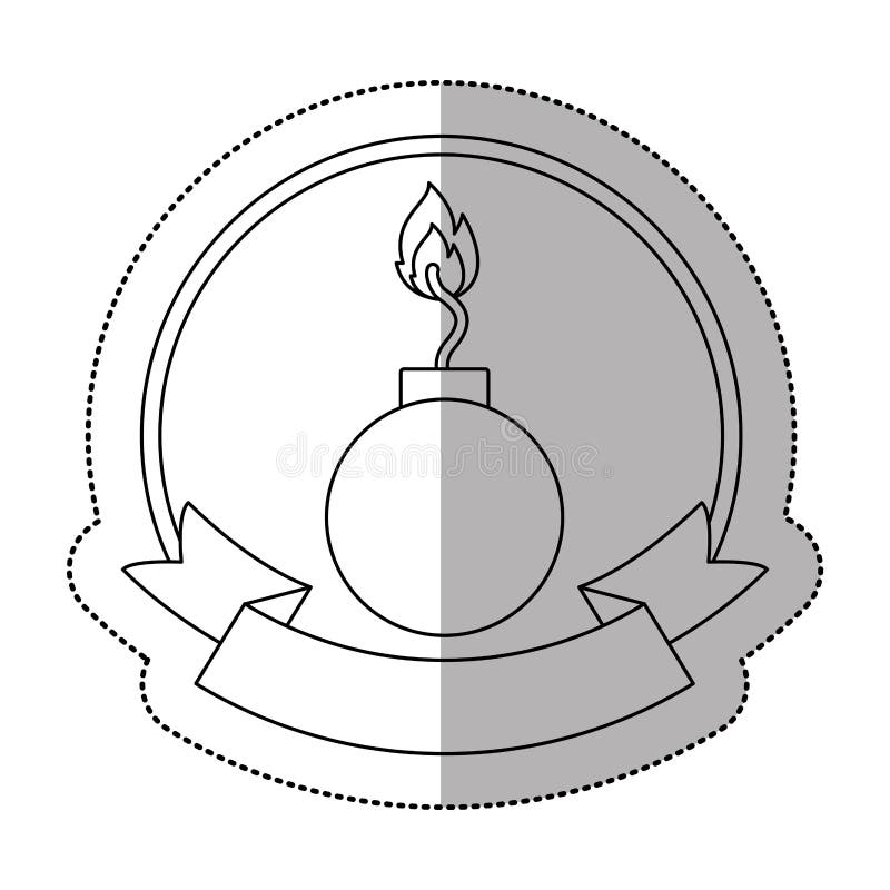 Bomb of Security System Design Stock Illustration - Illustration of ...