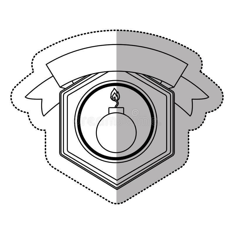 Bomb of Security System Design Stock Illustration - Illustration of ...